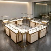 China 600X600X1300MM Jewelry Display Case with Luxury Velvet Display Trays and 12V Lighting System for Elegant Boutique Design for sale