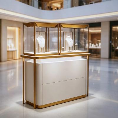 China Upright Display Case with 50kg Per Shelf Weight Capacity, Tempered Glass And Aluminum Frame, and Adjustable Glass Shelves for sale