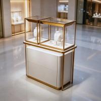 China Upright Display Case with 50kg Per Shelf Weight Capacity, Tempered Glass And Aluminum Frame, and Adjustable Glass Shelves for sale
