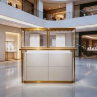 China Upright Display Case with 50kg Per Shelf Weight Capacity, Tempered Glass And Aluminum Frame, and Adjustable Glass Shelves for sale