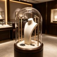 China Customized Overall Dimensions Jewelry Display Table with Built-in Key Lock and Ample Hidden Storage for sale