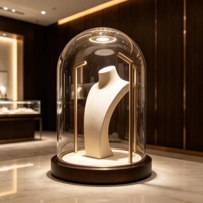 China Customized Overall Dimensions Jewelry Display Table with Built-in Key Lock and Ample Hidden Storage for sale
