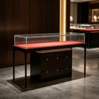 China Upright Display Case with Ventilated Back Panel and Sliding Glass Doors Offering 50kg Per Shelf Weight Capacity for sale