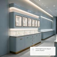 China Wall Mounted Display Case with 50kg Per Shelf Capacity, LED Lighting, and Adjustable Glass Shelves for Enhanced Visibility for sale