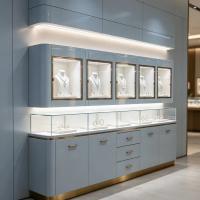 China Wall Mounted Display Case with 50kg Per Shelf Capacity, LED Lighting, and Adjustable Glass Shelves for Enhanced Visibility for sale