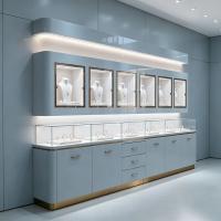 China Wall Mounted Display Case with 50kg Per Shelf Capacity, LED Lighting, and Adjustable Glass Shelves for Enhanced Visibility for sale