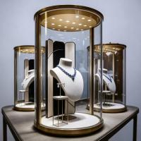 China Ergonomic Human Shape Jewelry Display Stand with Ultra-Soft High-Density Velvet and 30 Jewelry Pieces Capacity for sale