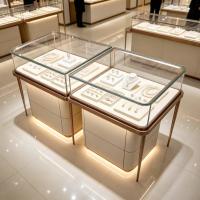 China Upright Display Case with 50kg Per Shelf Weight Capacity Tempered Glass And Solid Wood Customizable Dimensions for sale
