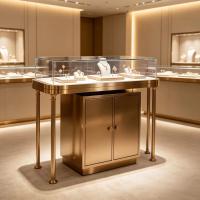 China Wall Mounted Display Case with Front Opening Soft-Close Doors and 360° Panoramic Display Featuring Built-in High CRI LED Lighting for sale