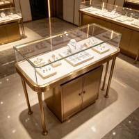 China Wall Mounted Display Case with Front Opening Soft-Close Doors and 360° Panoramic Display Featuring Built-in High CRI LED Lighting for sale