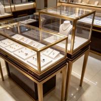 China Customized Shelf Dimensions Upright Display Case with 50kg Per Shelf Weight Capacity and Tempered Glass And Solid Wood Construction for sale