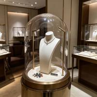 China Jewelry Display Props with Storage Capacity for 30 Pieces, Ultra-Soft High-Density Velvet, and Ergonomic Bust & Stand Design for sale