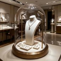 China Jewelry Display Props with Storage Capacity for 30 Pieces, Ultra-Soft High-Density Velvet, and Ergonomic Bust & Stand Design for sale