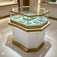 China Tempered Glass and Solid Wood Upright Display Case with Customized Shelf Dimensions and Integrated LED Lighting for sale