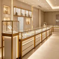 China Luxury Front Showcase with Sliding Front Doors 50kg Per Shelf Weight Capacity and Dimmable Warm LED Lighting for sale