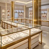 China Luxury Front Showcase with Sliding Front Doors 50kg Per Shelf Weight Capacity and Dimmable Warm LED Lighting for sale