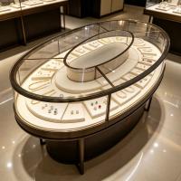 China Wall Mounted Display Case with 50kg Per Shelf Weight Capacity, Built-in High CRI LED Lighting and 360° Panoramic Display for sale