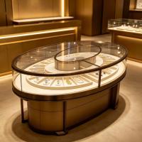 China Wall Mounted Display Case with 50kg Per Shelf Weight Capacity, Built-in High CRI LED Lighting and 360° Panoramic Display for sale
