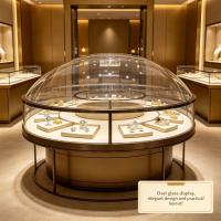 China Wall Mounted Display Case with 50kg Per Shelf Weight Capacity, Built-in High CRI LED Lighting and 360° Panoramic Display for sale