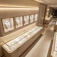 China Wall Mounted Display Case with 50kg Per Shelf Weight Capacity, Built-in LED Lighting System, and Adjustable Glass Shelves for sale