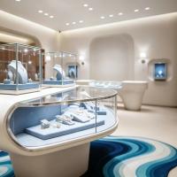 China Customizable Arrangement Jewelry Counter with Centralized Lock System and 12V Lighting for Secure Display for sale