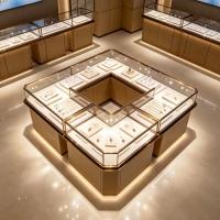 China Customized Shelf Dimensions Jewelry Display Table with Key Lock and Built-in Dimmable LED for Secure and Attractive Jewelry Presentation for sale