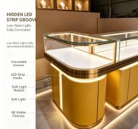 China Upright Display Case with Front Opening Soft-Close Mechanism Built-in Lock and Adjustable Glass Shelves for Commercial Venues for sale