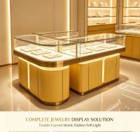 China Upright Display Case with Adjustable Glass Shelves Front Opening Soft-Close Doors and Black Powder Coated Finish for sale
