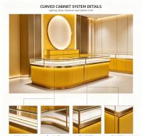 China Rose Gold Stainless Steel Frame Upright Display Case with Sliding Glass Doors and Adjustable Glass Shelves for sale