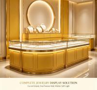 China Adjustable Glass Shelves Wall Mounted Display Case with Built-in LED Lighting System and Tempered Safety Glass for sale