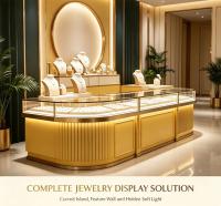 China Adjustable Glass Shelves Wall Mounted Display Case with Built-in LED Lighting System and Tempered Safety Glass for sale