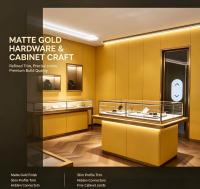 China Luxury Front Showcase with 50kg Per Shelf Weight Capacity, Ultra-Clear Low-Reflection Tempered Glass and Precision LED Lighting System for sale