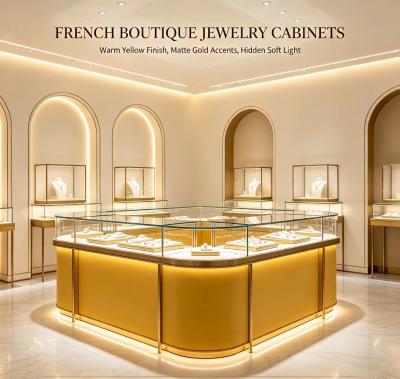 China Luxury Front Showcase with 50kg Per Shelf Capacity, Tempered Glass And Solid Wood Construction, and Precision LED Lighting System for sale
