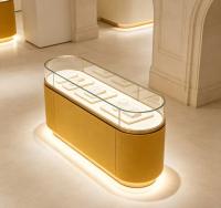 China Luxury Front Showcase with 50kg Per Shelf Capacity, Powder Coated Finish, and Front Opening Soft-Close Doors for sale
