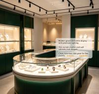 China Customized Overall Dimensions Wall Mounted Display Case with 3 Adjustable Shelves and Top LED Spotlights And Strip Lighting for sale