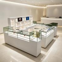 China Assembly Required Jewelry Display Table with Built-in Key Lock and Dimmable High-CRI LED Lighting Featuring 12 Display Compartments for sale