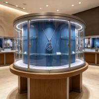 China Customizable Lightweight Jewelry Display Props With Corrosion-Resistant Frame For Elegant Store Presentation for sale