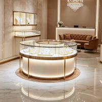 China Upright Display Case with Built-in Top Hanging LED Spotlight and Adjustable Glass Shelves for Durable Corrosion-Resistant Display for sale