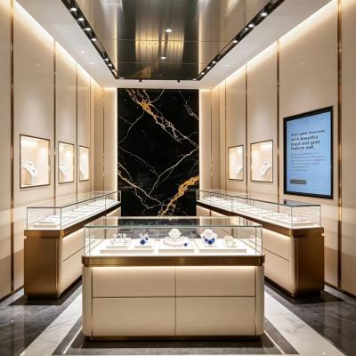 China Upright Display Case with Built-in LED Strip Lights Adjustable Glass Shelves and Durable Corrosion-Resistant Frame for sale