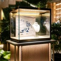 China Luxury Front Showcase with Front Opening Soft-Close Mechanism, 5 Adjustable Glass Shelves, and Customized Dimensions for sale