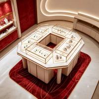 China Luxury Front Showcase with 5 Adjustable Glass Shelves and Tempered Glass in Modern Luxury Design for sale