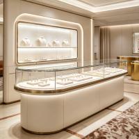 China Wall Mounted Display Case with Built-in High CRI LED Lighting and Powder Coated Finish in Tempered Glass and Aluminum Frame for sale