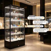 China Freestanding Island Display Cabinet with Museum-Grade Construction, 100% Customizable Modular Layout, and 360° Panoramic Display Effect for sale