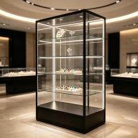 China Freestanding Island Display Cabinet with Museum-Grade Construction, 100% Customizable Modular Layout, and 360° Panoramic Display Effect for sale