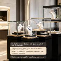 China Customized Dimensions Jewelry Shop Design with LED Spot Lights and 7-Day Design Time for sale