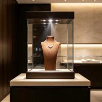 China 7 Days Design Time Jewelry Shop Design with CCTV Cameras And Alarm System and Premium Calacatta Marble for sale