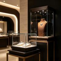 China 7 Days Design Time Jewelry Shop Design with CCTV Cameras And Alarm System and Premium Calacatta Marble for sale