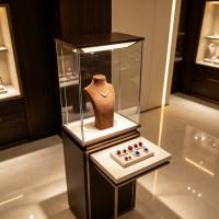 China 7 Days Design Time Jewelry Shop Design with CCTV Cameras And Alarm System and Premium Calacatta Marble for sale