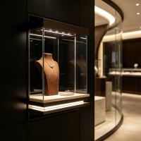 China 7 Days Design Time Jewelry Shop Design with CCTV Cameras And Alarm System and Premium Calacatta Marble for sale
