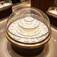 China Upright Display Case with Built-in High-CRI LED Lighting Adjustable Shelves and Ventilated Back Panel for sale